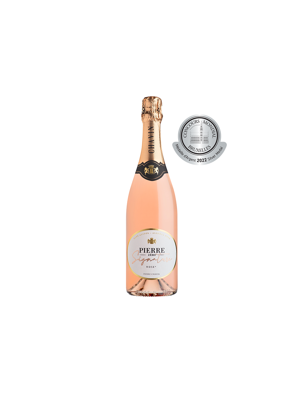 Pierre Zéro Signature - Premium Non-alcoholic Sparkling Rose 75cl ...